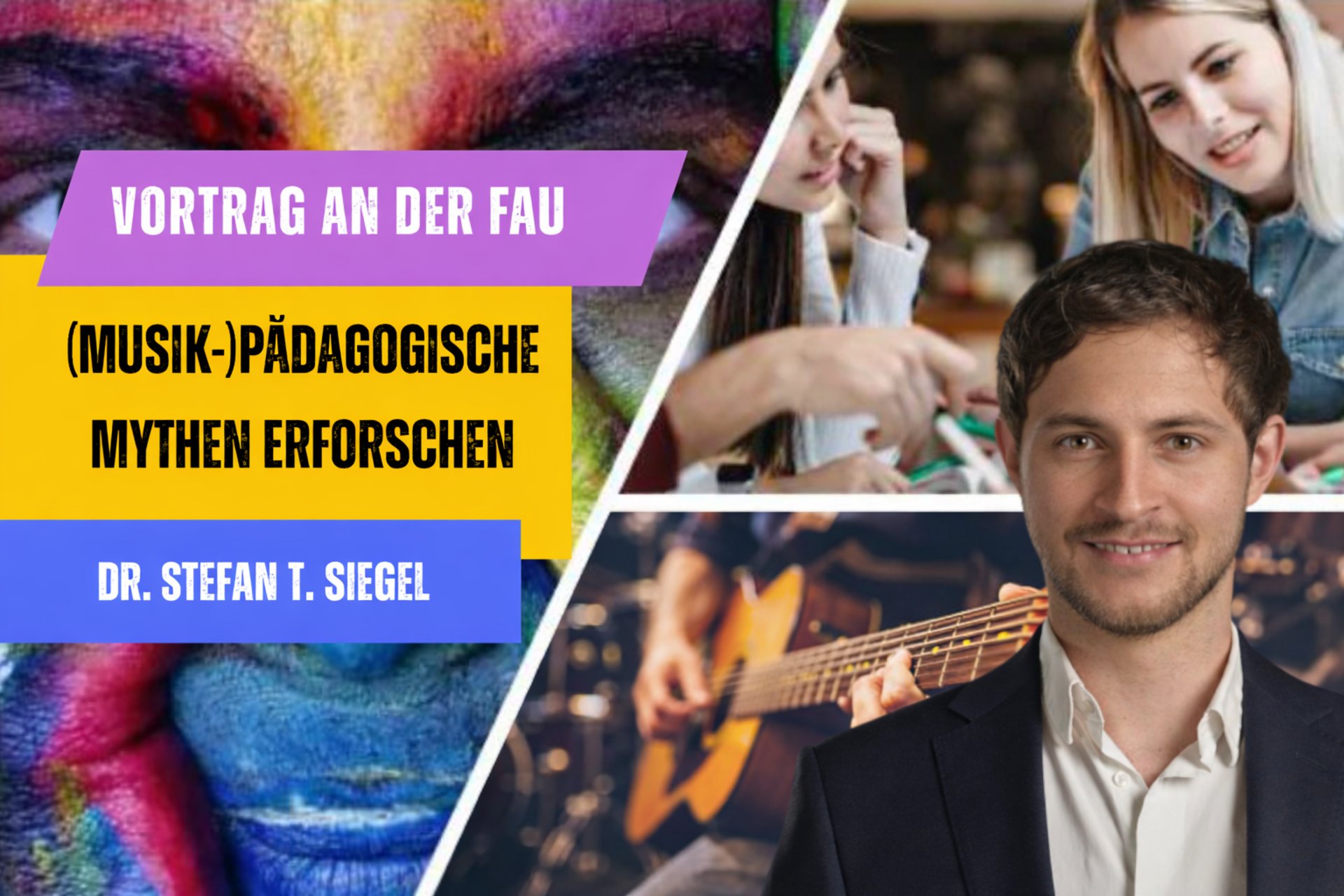 Dr. Stefan T. Siegel hält eingeladenen Vortrag zu Bildungsmythen in der ...